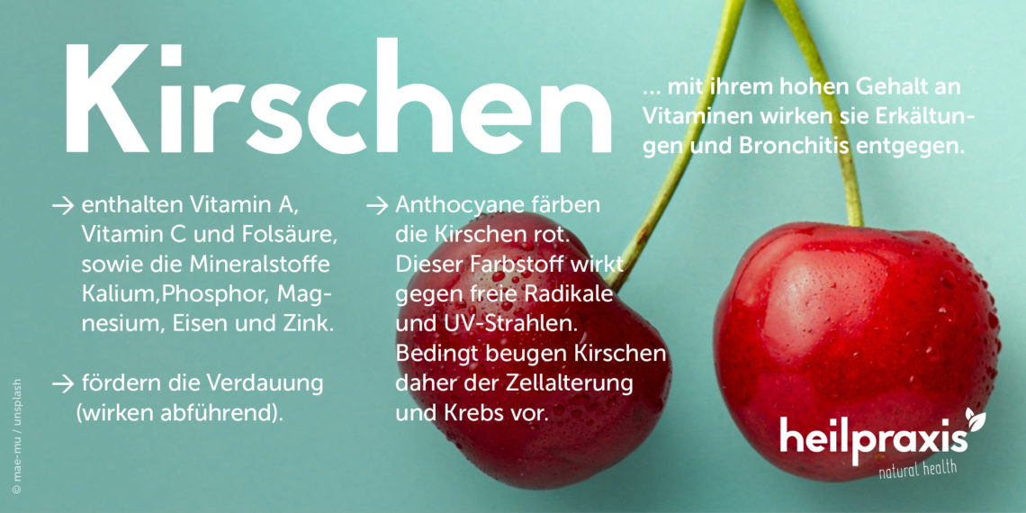 Kirschen – Inhaltsstoffe, Wirkung und Anwendungen – Heilpraxis