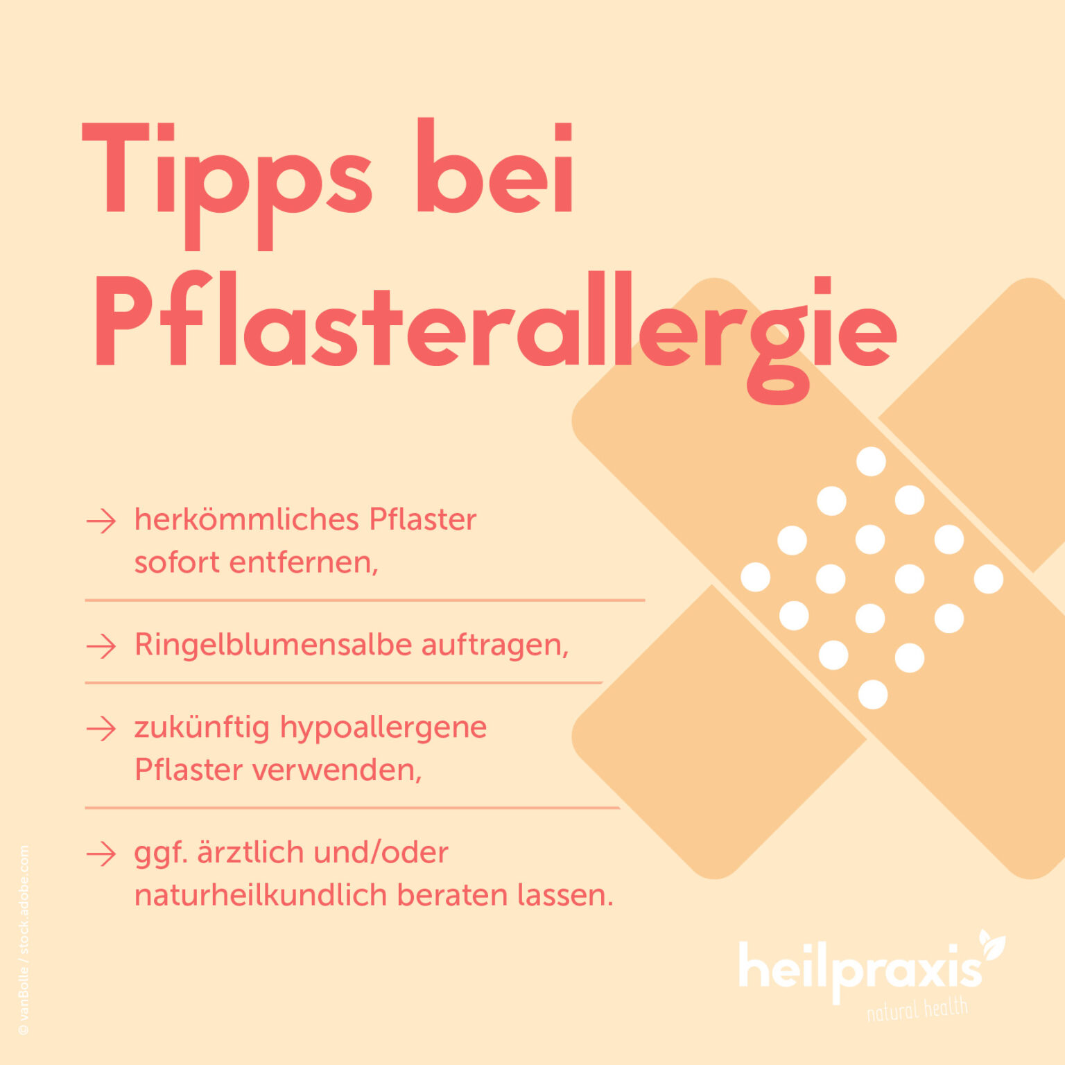 Pflasterallergie – Heilpraxis